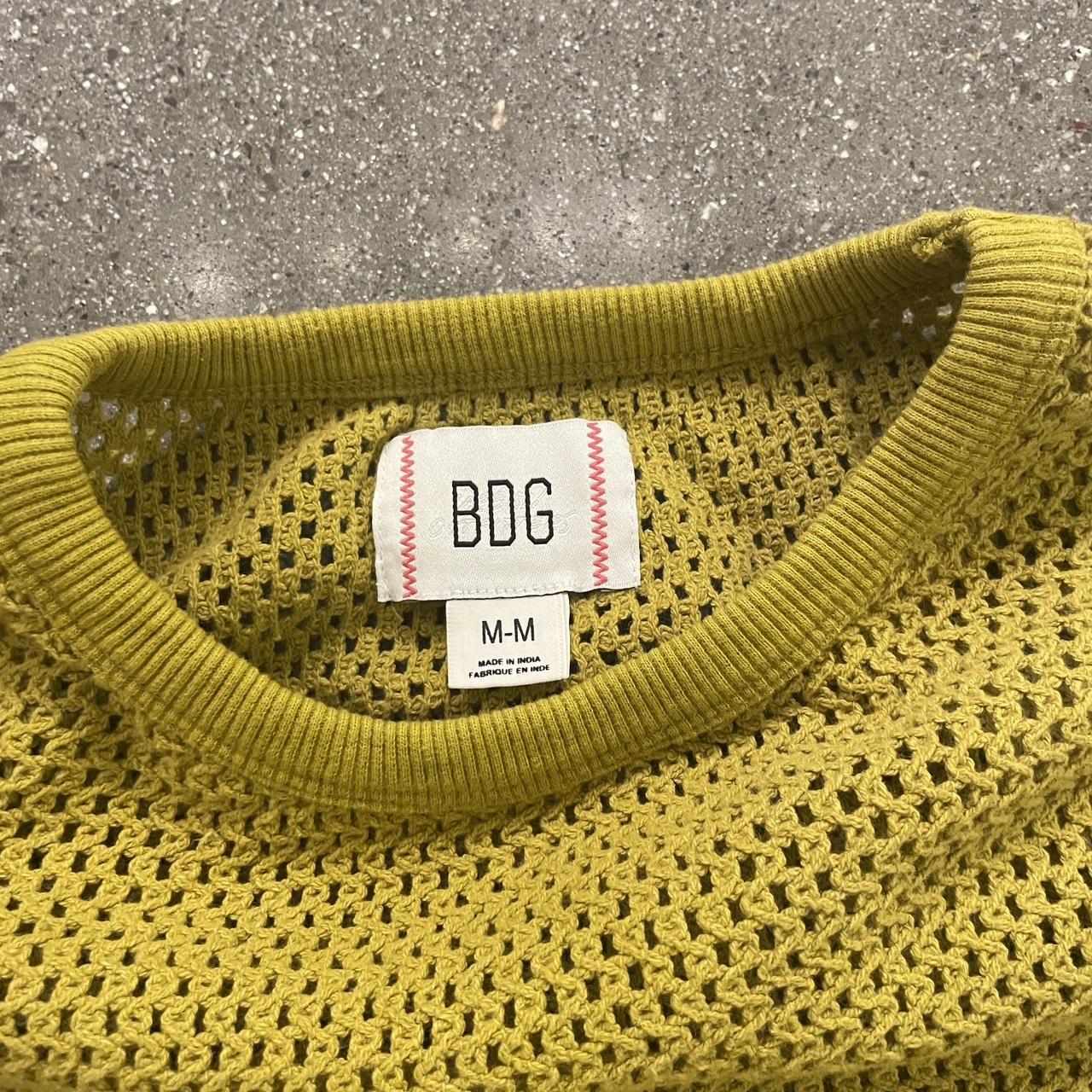 BDG Cropped Oversized Mesh Crewneck Super sick... - Depop