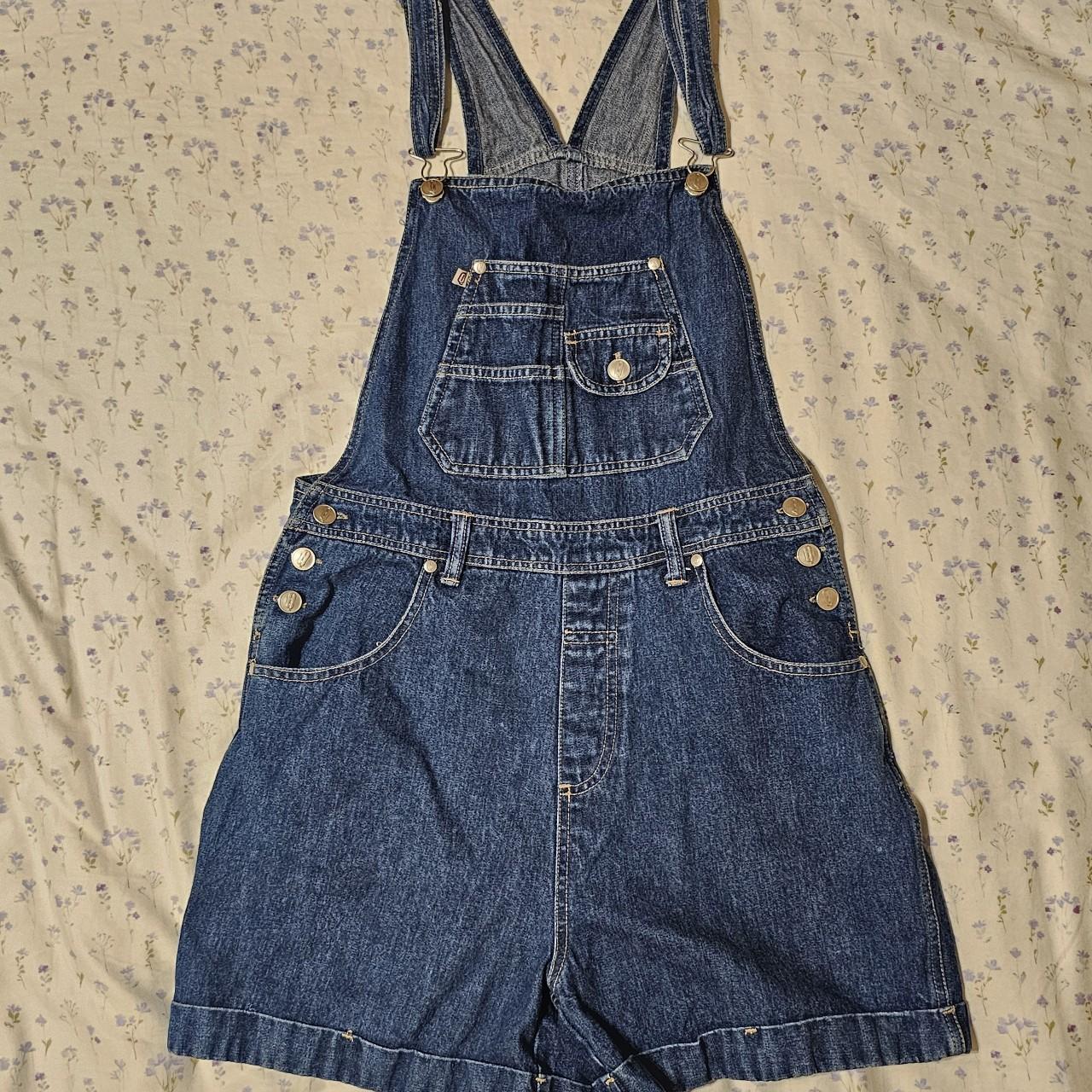 QUIZZ NEW YORK Denim Short Overalls ☆ Size 7-8, are... - Depop