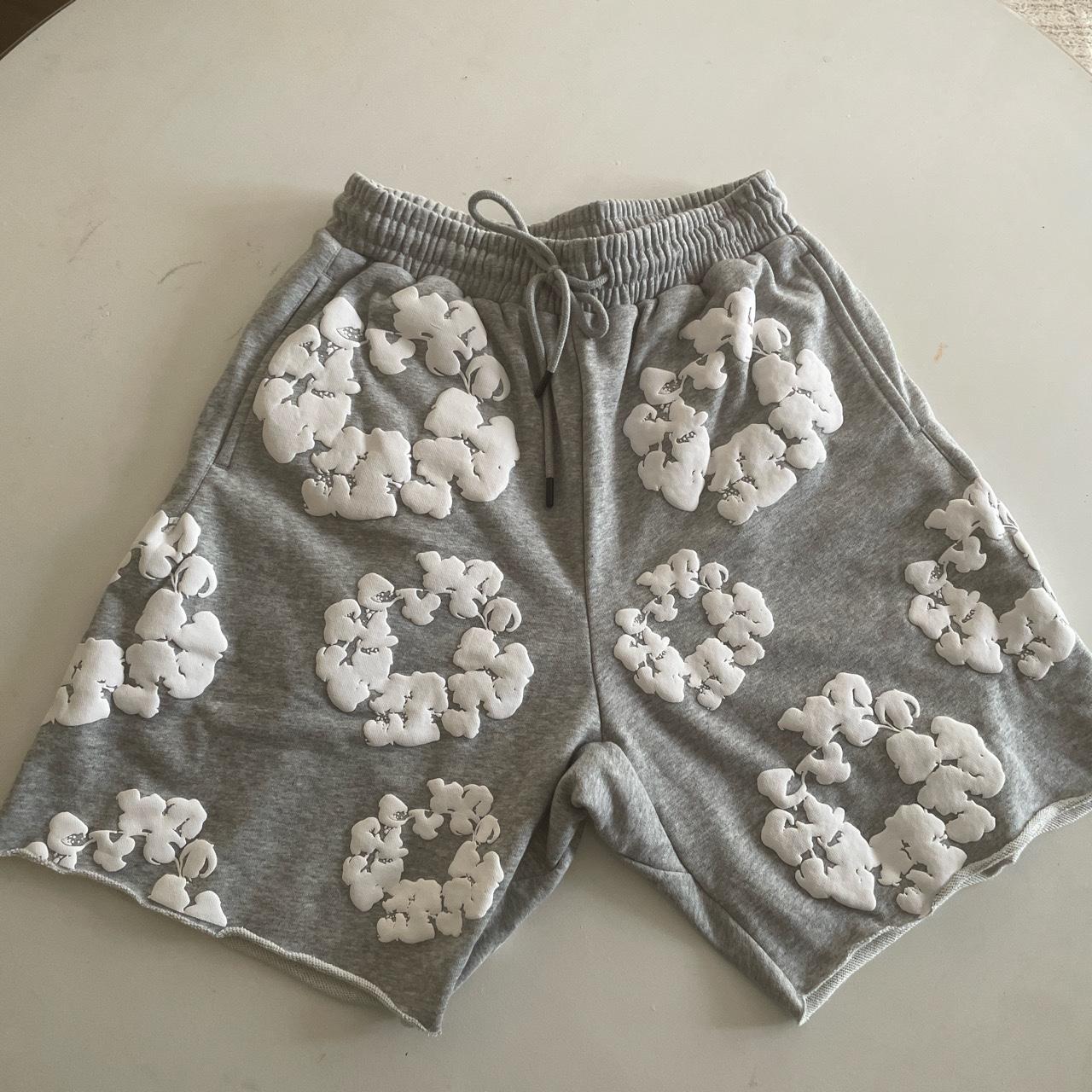 Denim tear shorts Size M - Depop