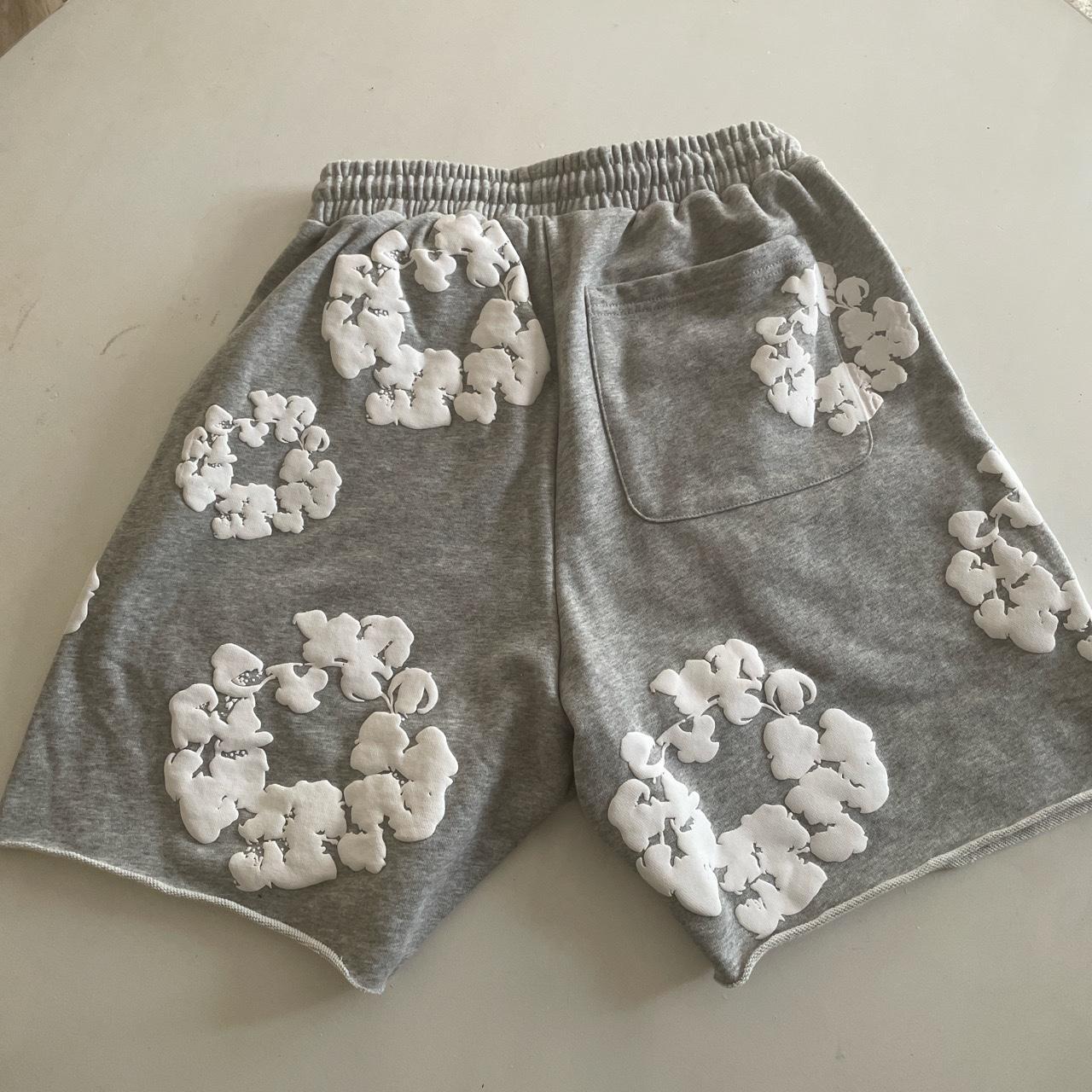 Denim tear shorts Size M - Depop