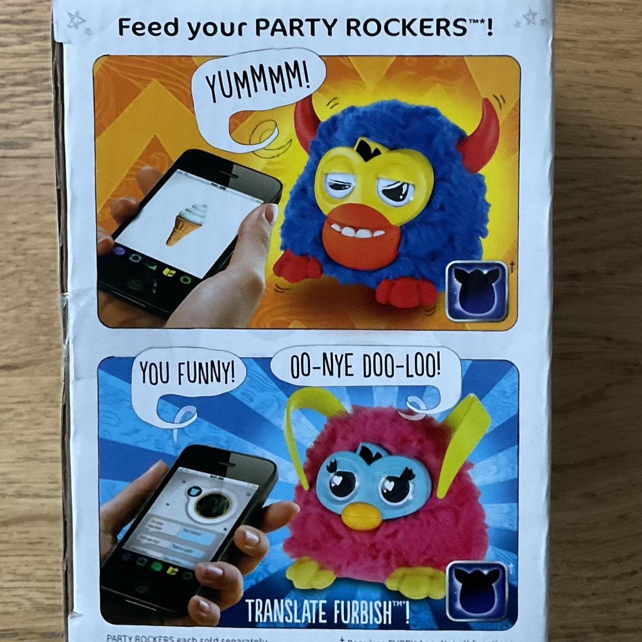 Hasbro Mini Furby Party Rockers - Twittby - Teal... - Depop