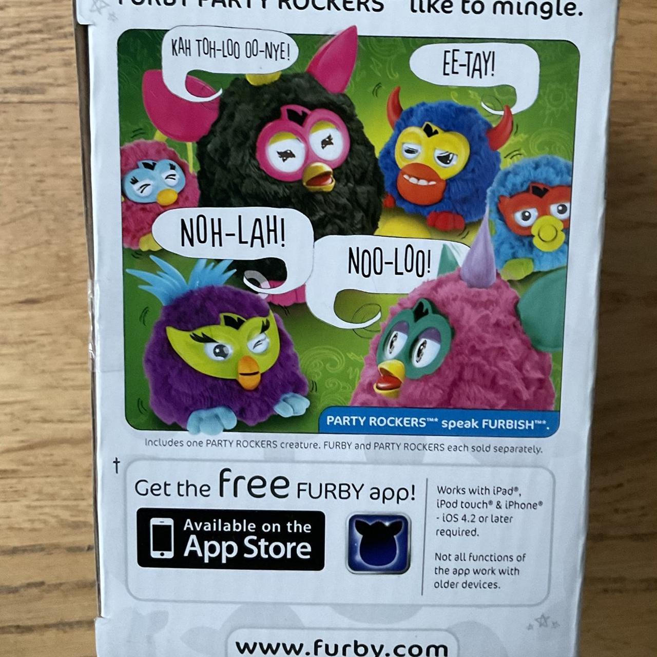 Hasbro Mini Furby Party Rockers - Twittby - Teal... - Depop