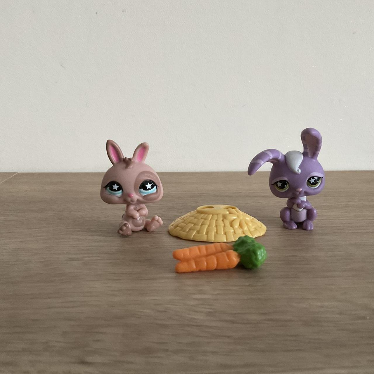 LPS Littlest Pet Shop Rabbit #827 Rabbit #828 - Pet... | Depop