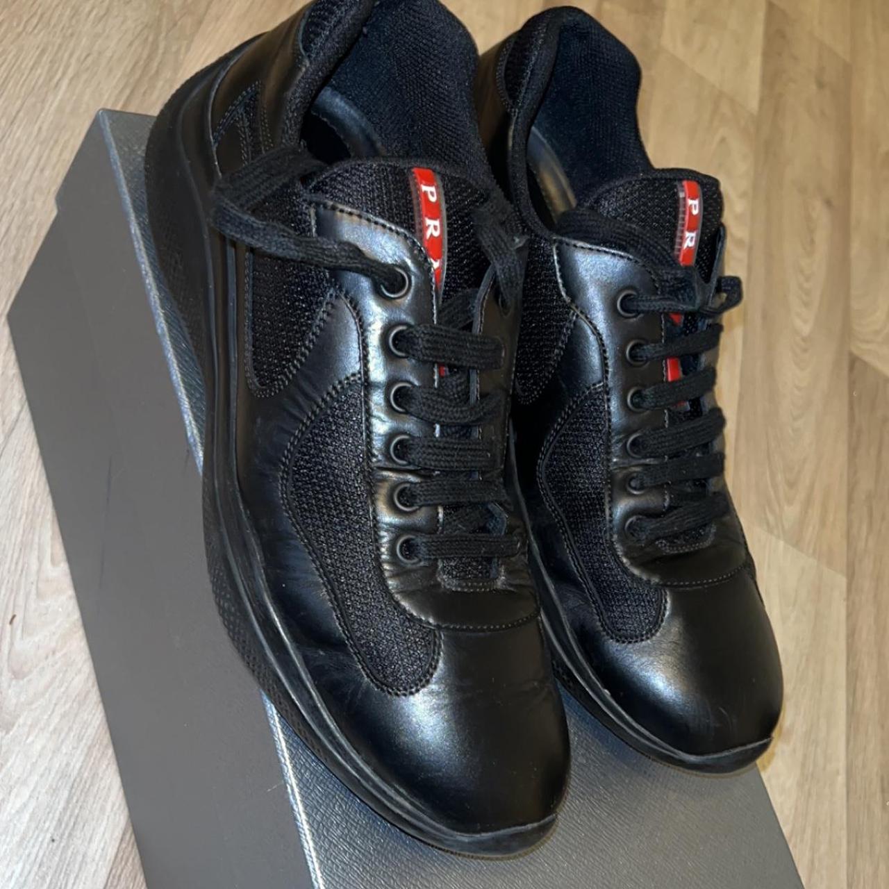 Prada America cup size 7.5 worn a handful of times,... - Depop