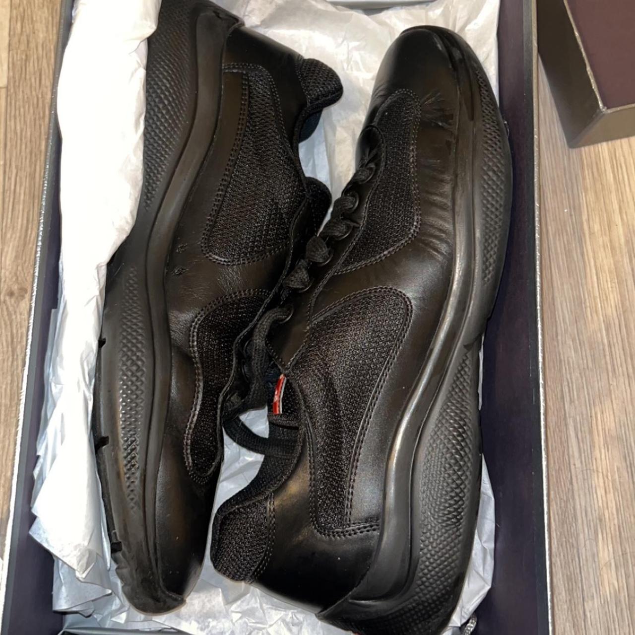 Prada America cup size 7.5 worn a handful of times,... - Depop