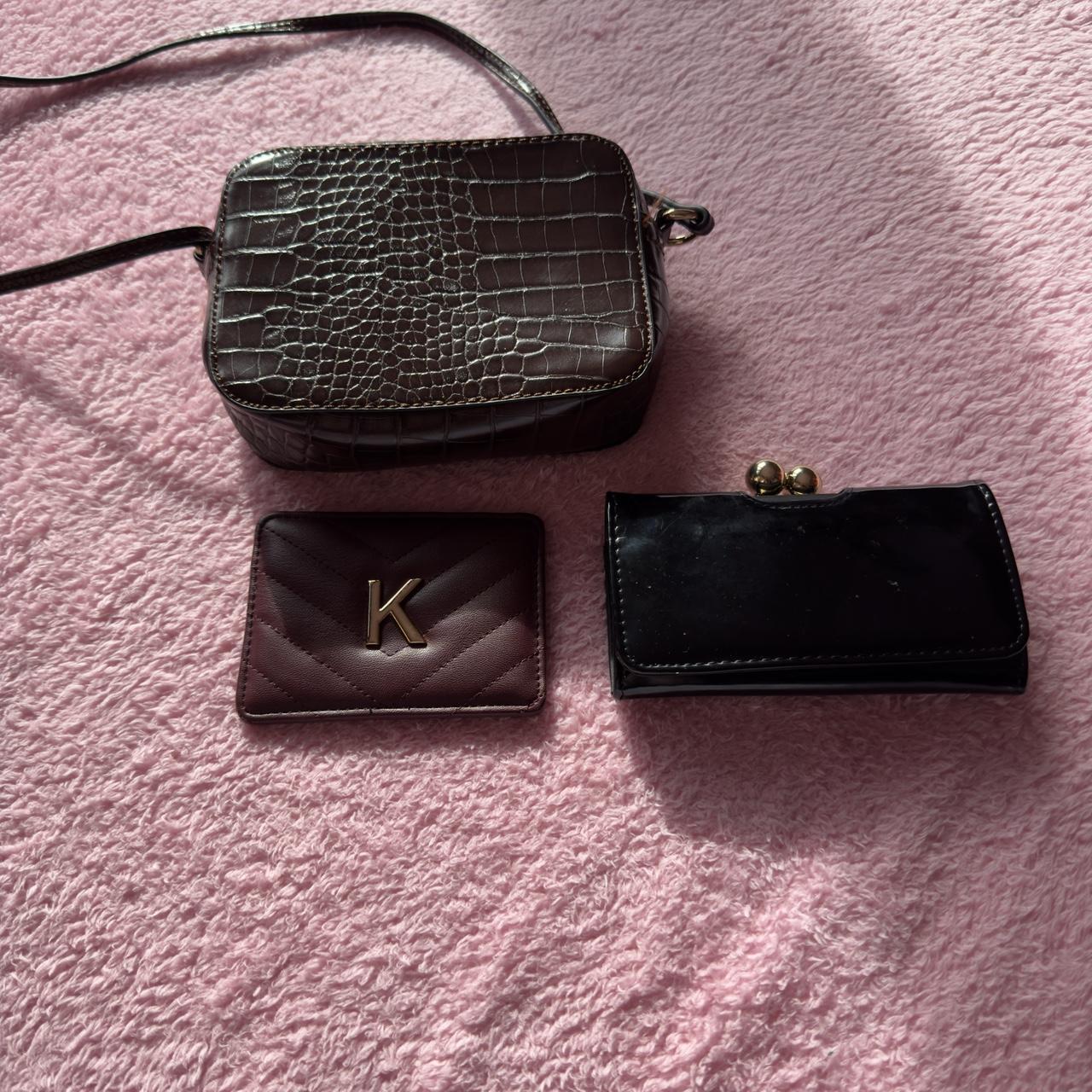 asos crossbody bag, cardholder and purse Croc bag... - Depop