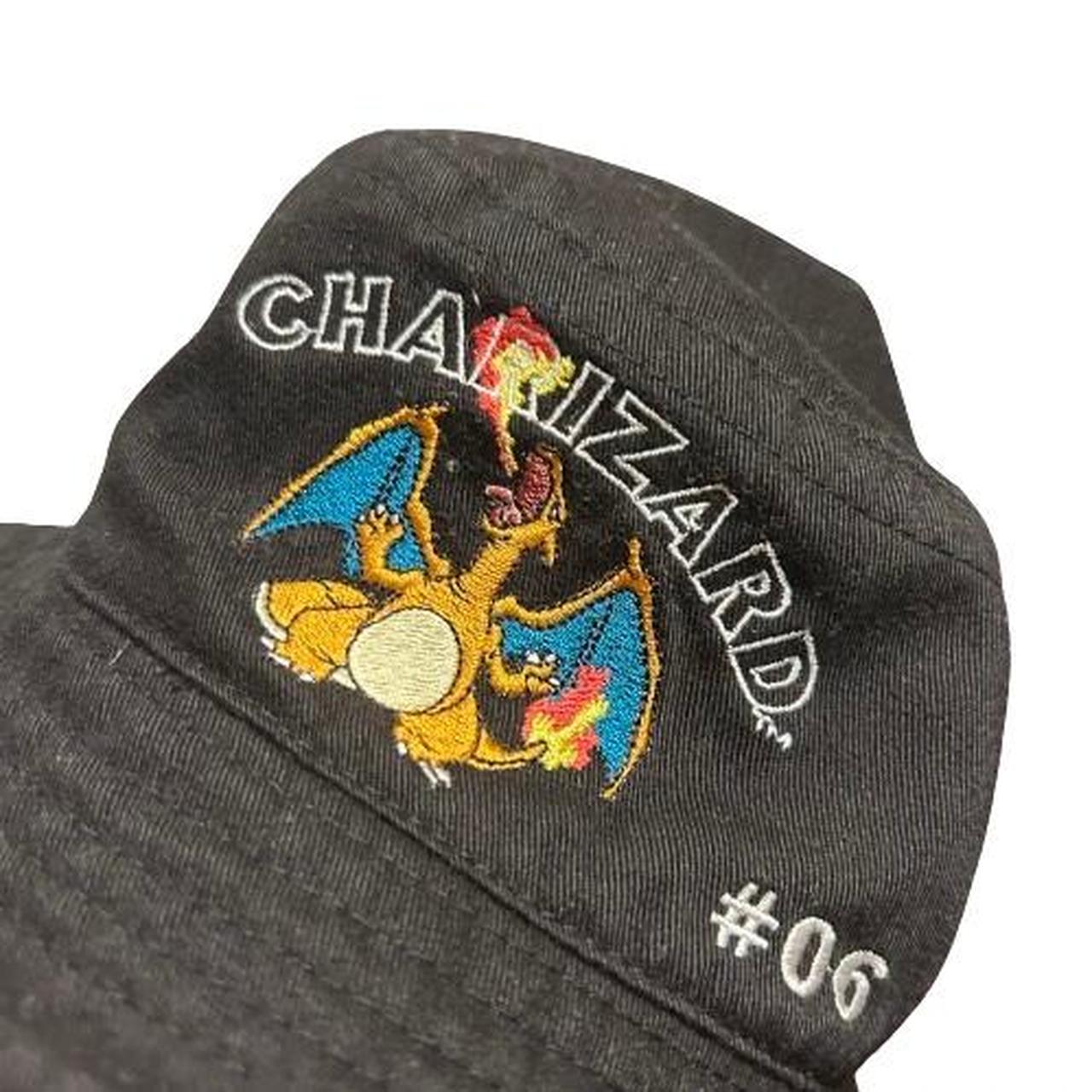 Vintage 90’s Charizard Pokémon Bucket Hat with... - Depop