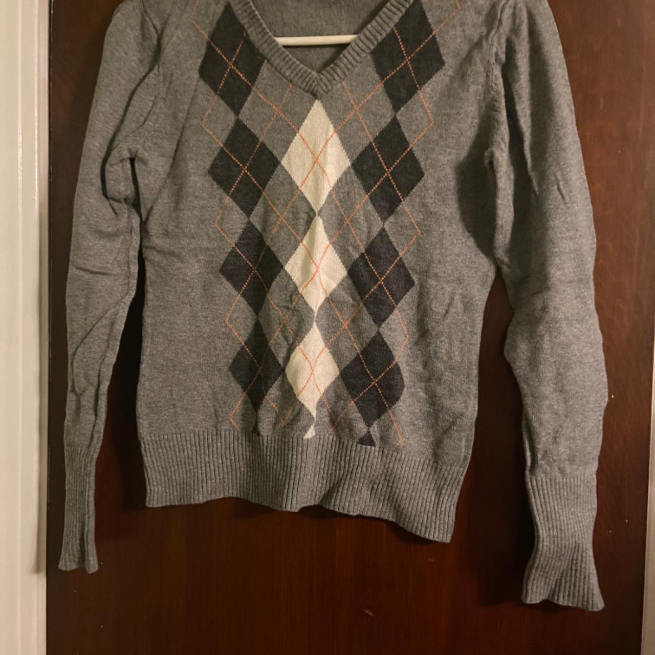 Merona argyle sweater - size: S - uses multiple... - Depop