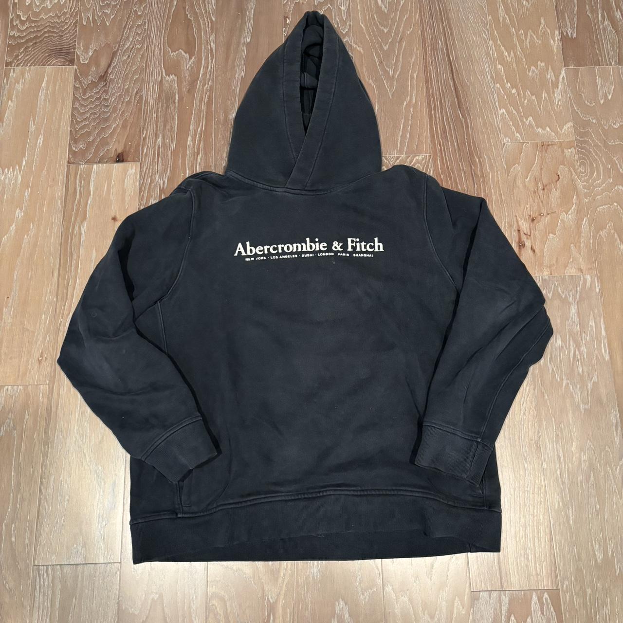 VINTAGE ABERCROMBIE AND FITCH HOODIE SIZE:XXL (FITS... - Depop
