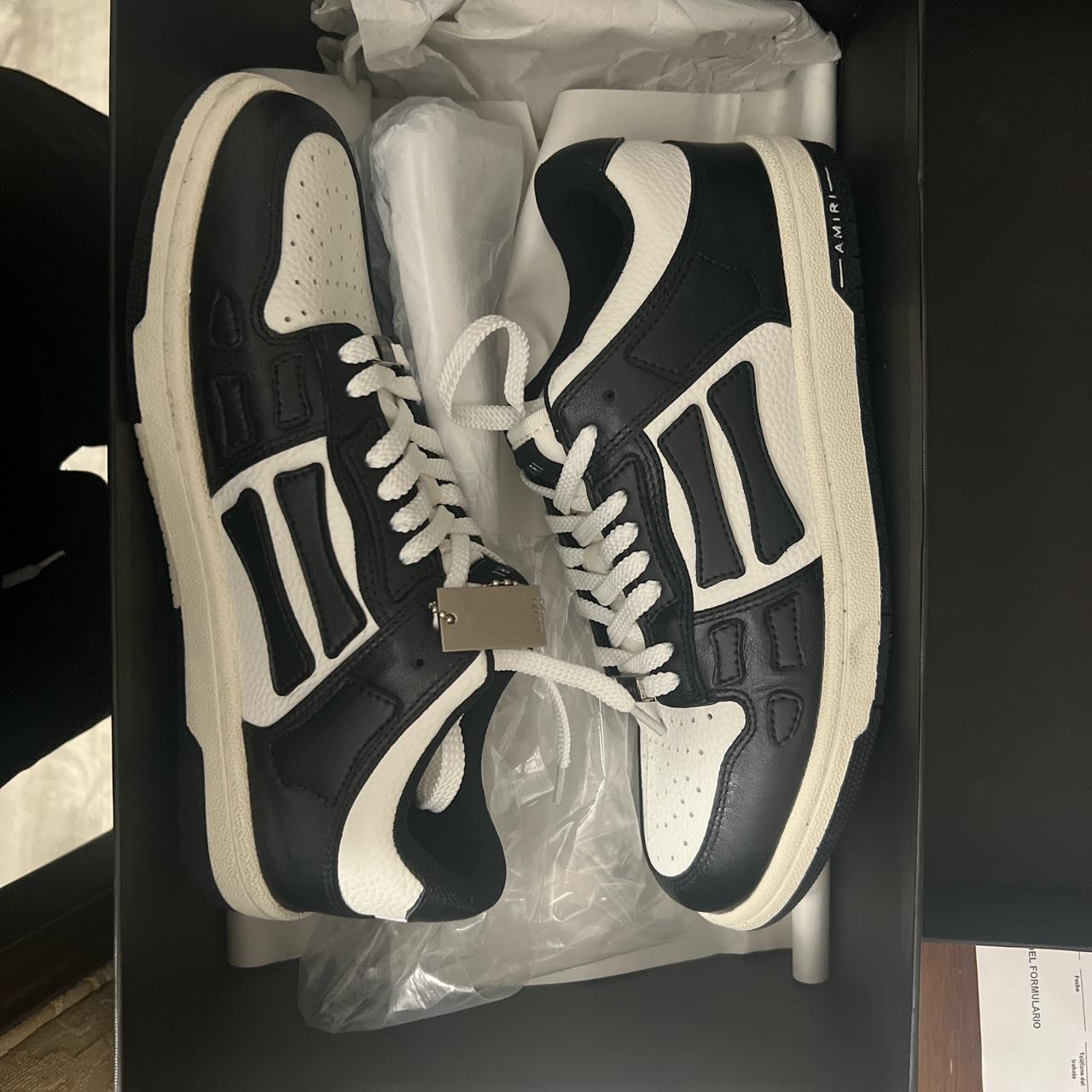 skel top low blk & white amiri snkrs Brand New,... | Depop