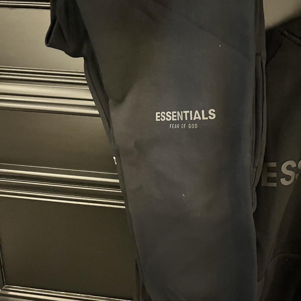 Black essentials tracksuit Size medium Brand new... - Depop