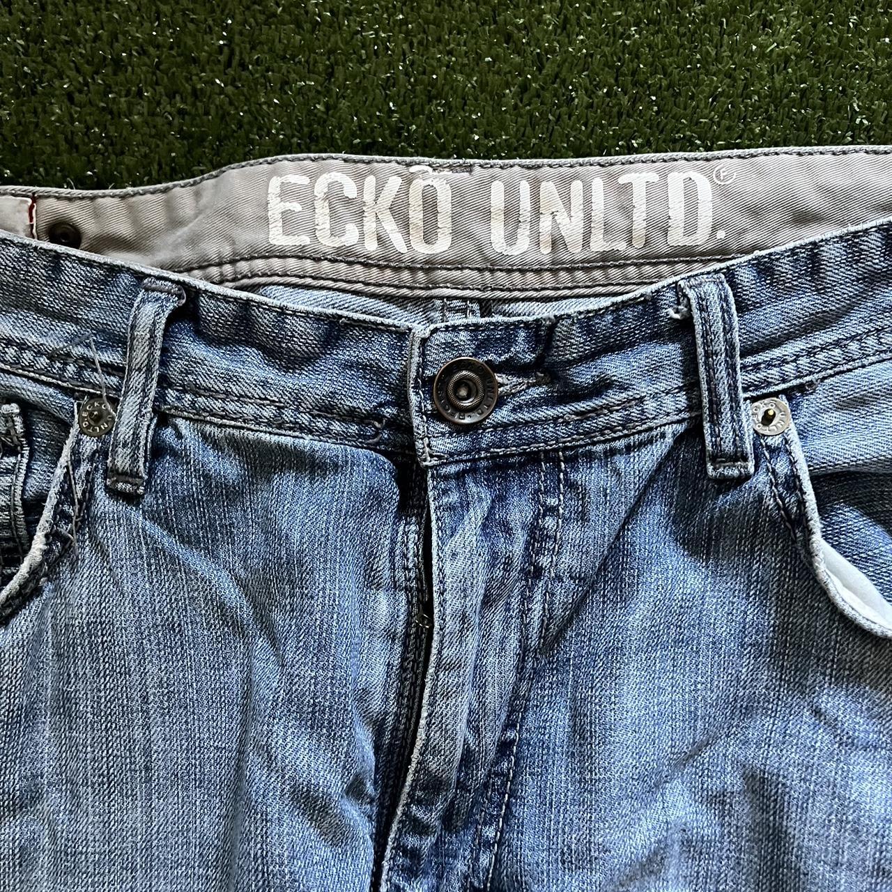 ECKO jeans baggy leg opening 10 #baggyjeans #y2k #ecko - Depop