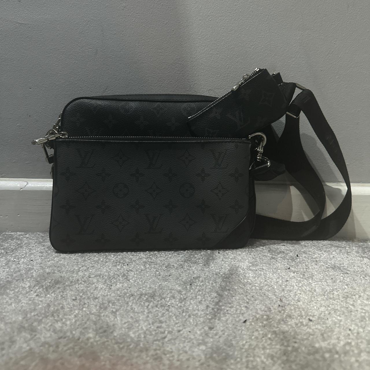 Louis Vuitton Trio bag Black n Grey⚫️☑️ Brand new... - Depop
