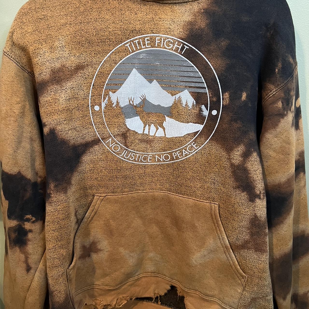 Title Fight Band No Justice No Peace hoodie Size... - Depop