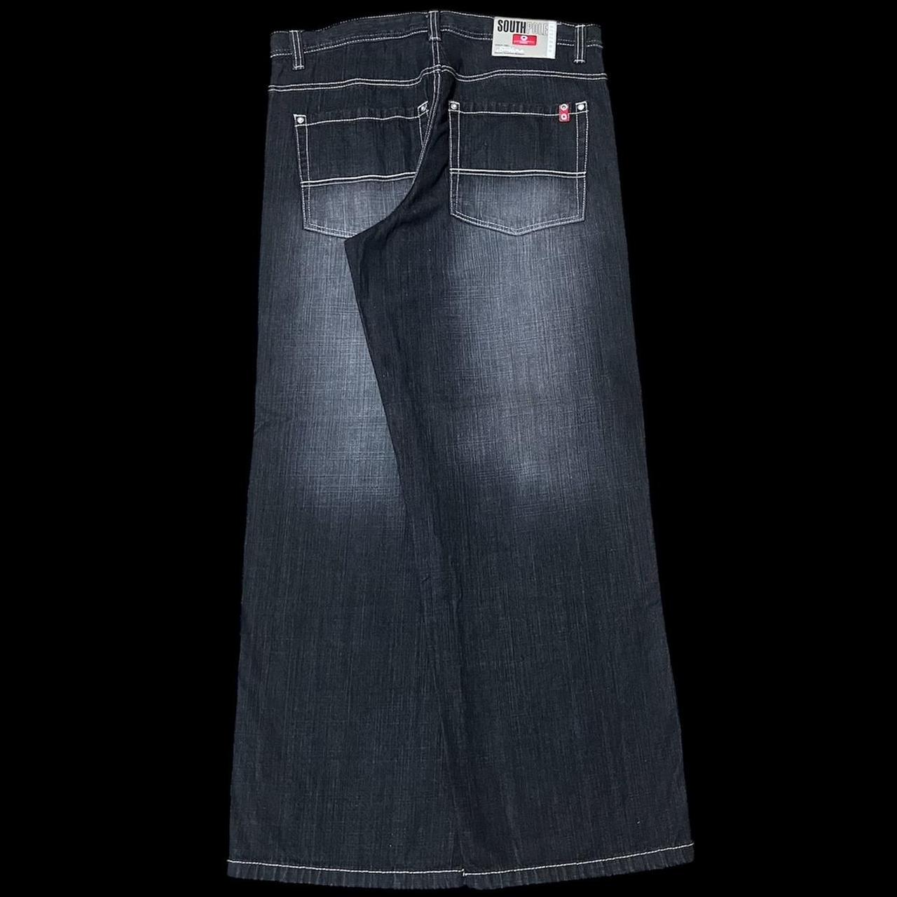 Crazy vintage y2k style baggy red tab southpole... | Depop