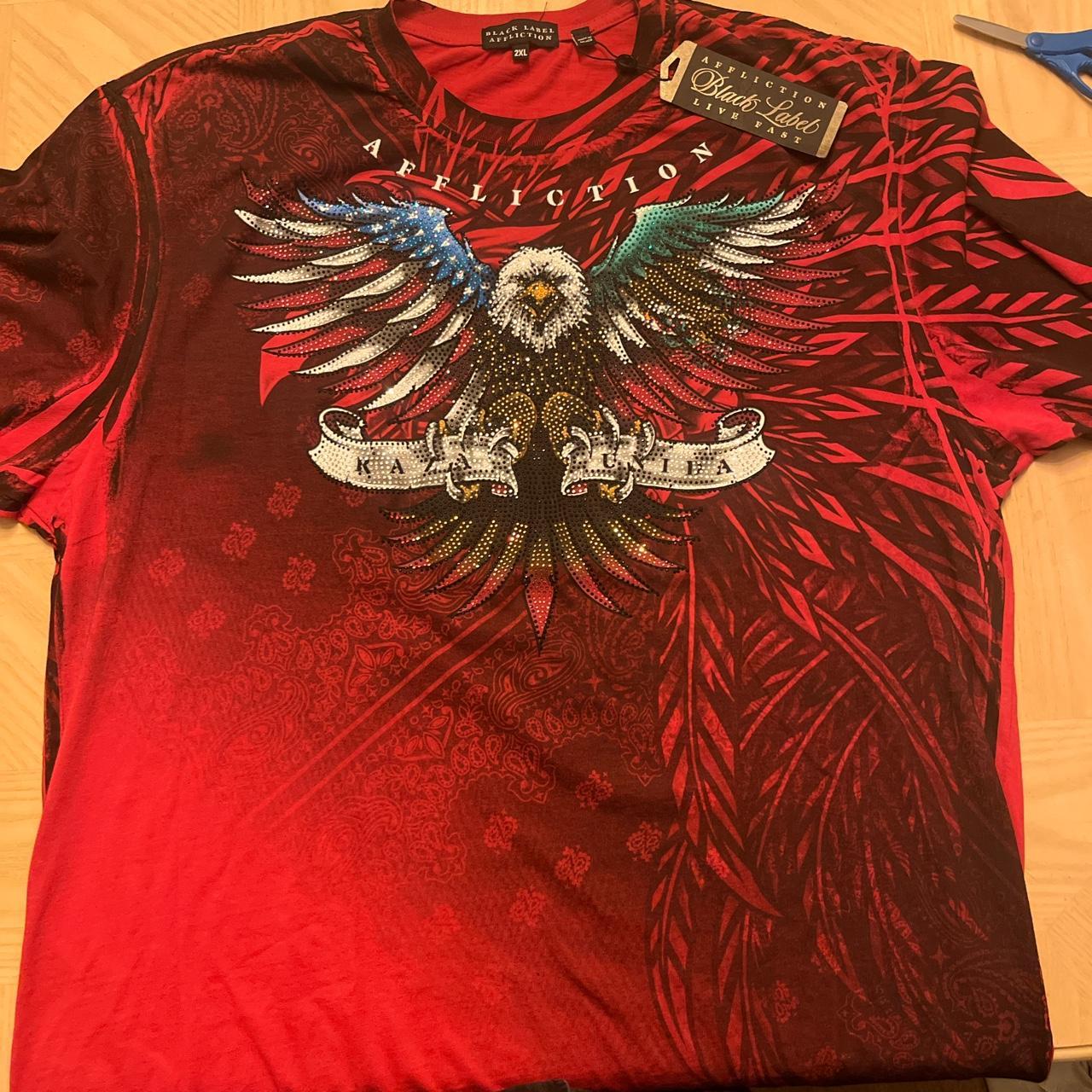 Affliction Raza Unida 2 xl brand new with tag... - Depop