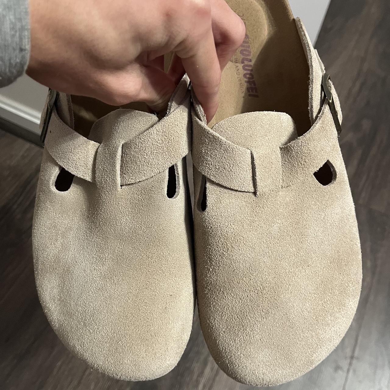 birkenstock boston clog dupe mens Size 10 (43) True... - Depop