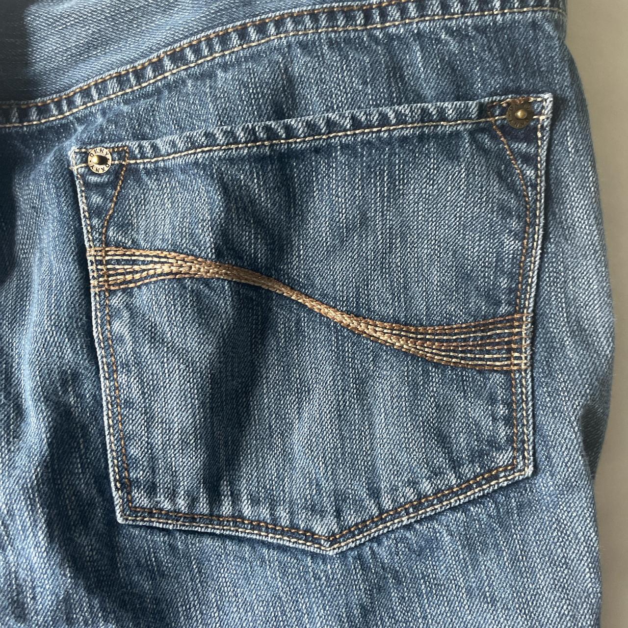 navy 38 x 32 dkny jeans #vintage #affliction... - Depop