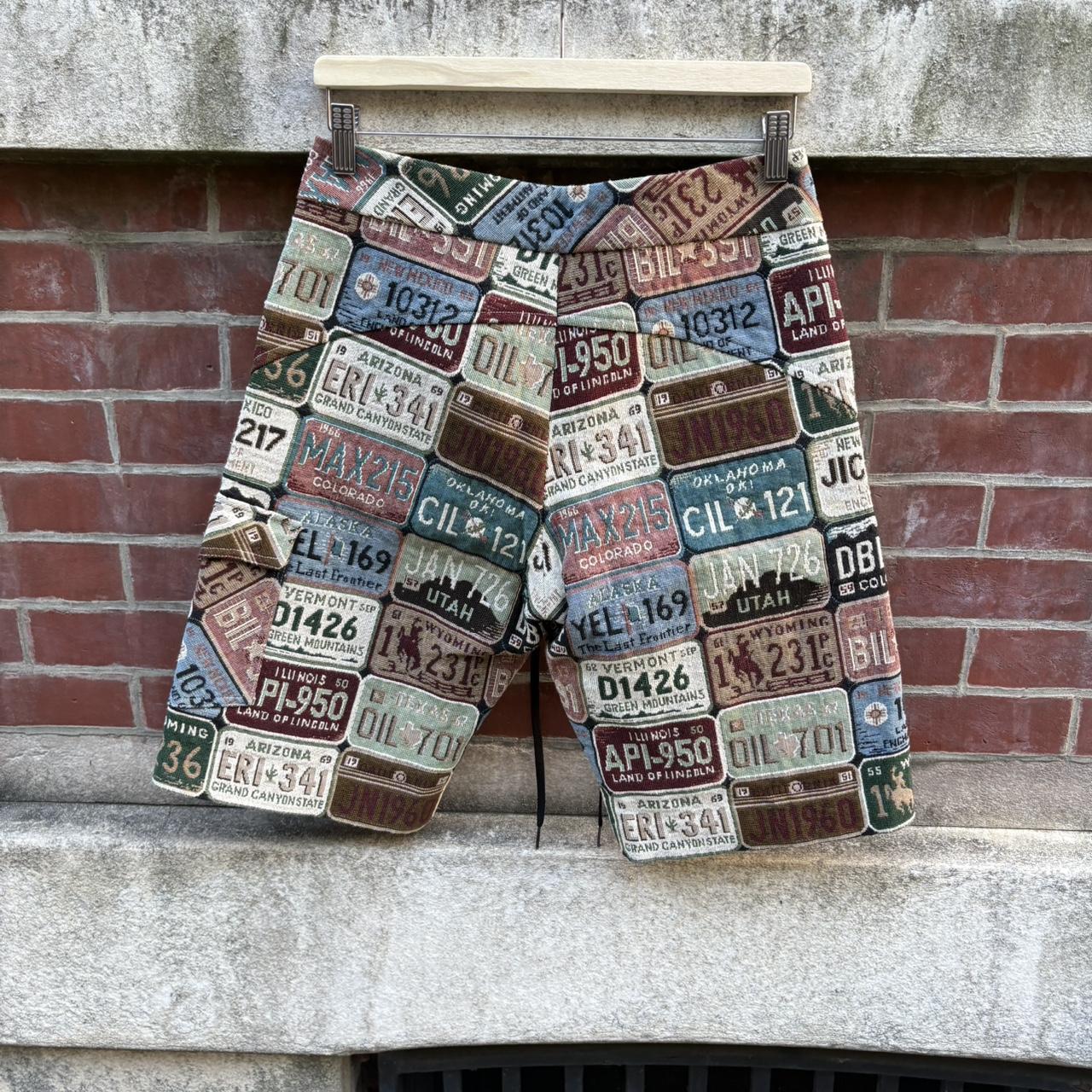 Vaquera NYC patchwork jacquard shorts | Depop