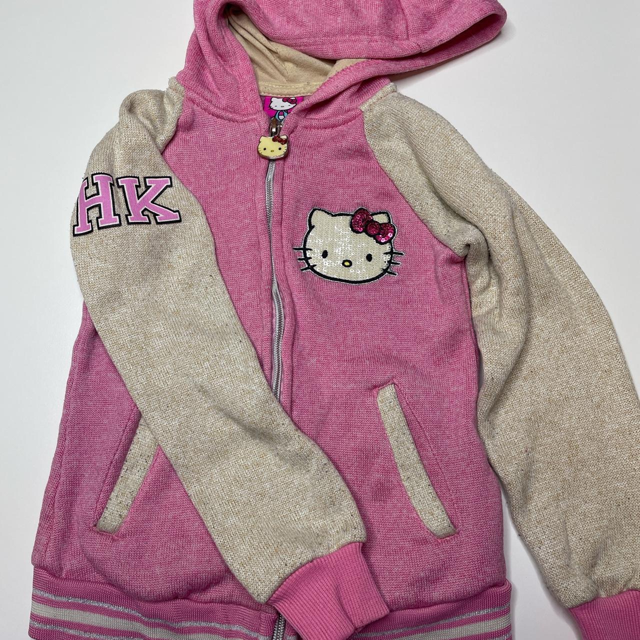 Hello Kitty Girls Jacket. Size 7 #hellokitty #pink... - Depop