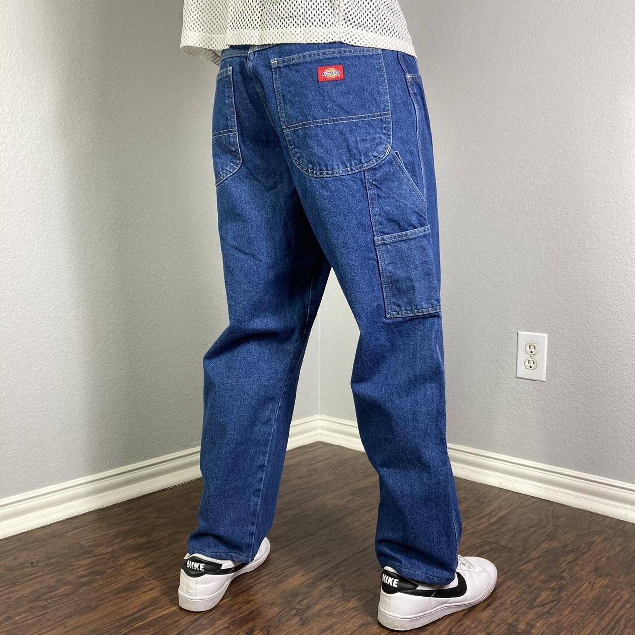 Dickies Mens Blue Trousers Depop