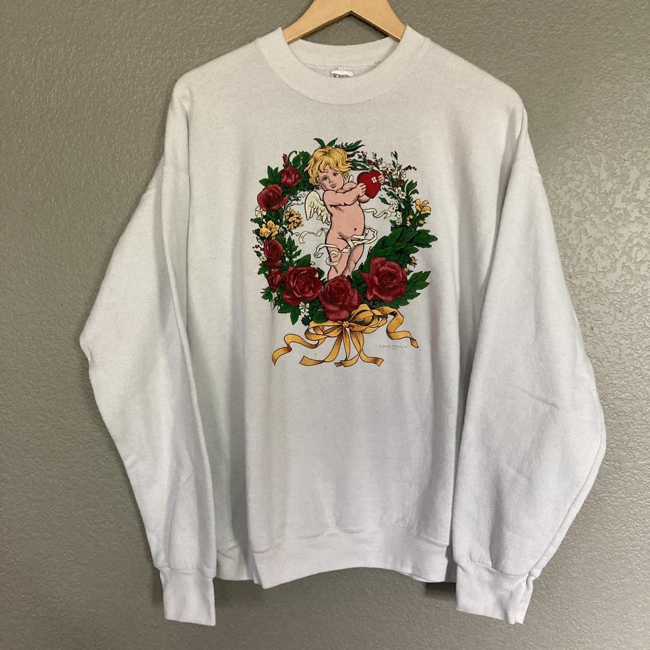 90s Angel Crewneck In good condition, minor flaws... - Depop