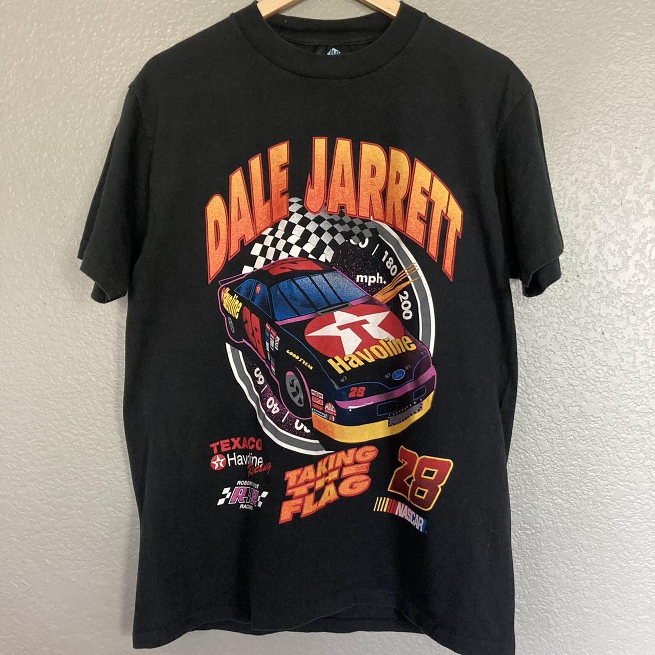 90s NASCAR Graphic Tee Vintage 90s Dale Jarrett... - Depop