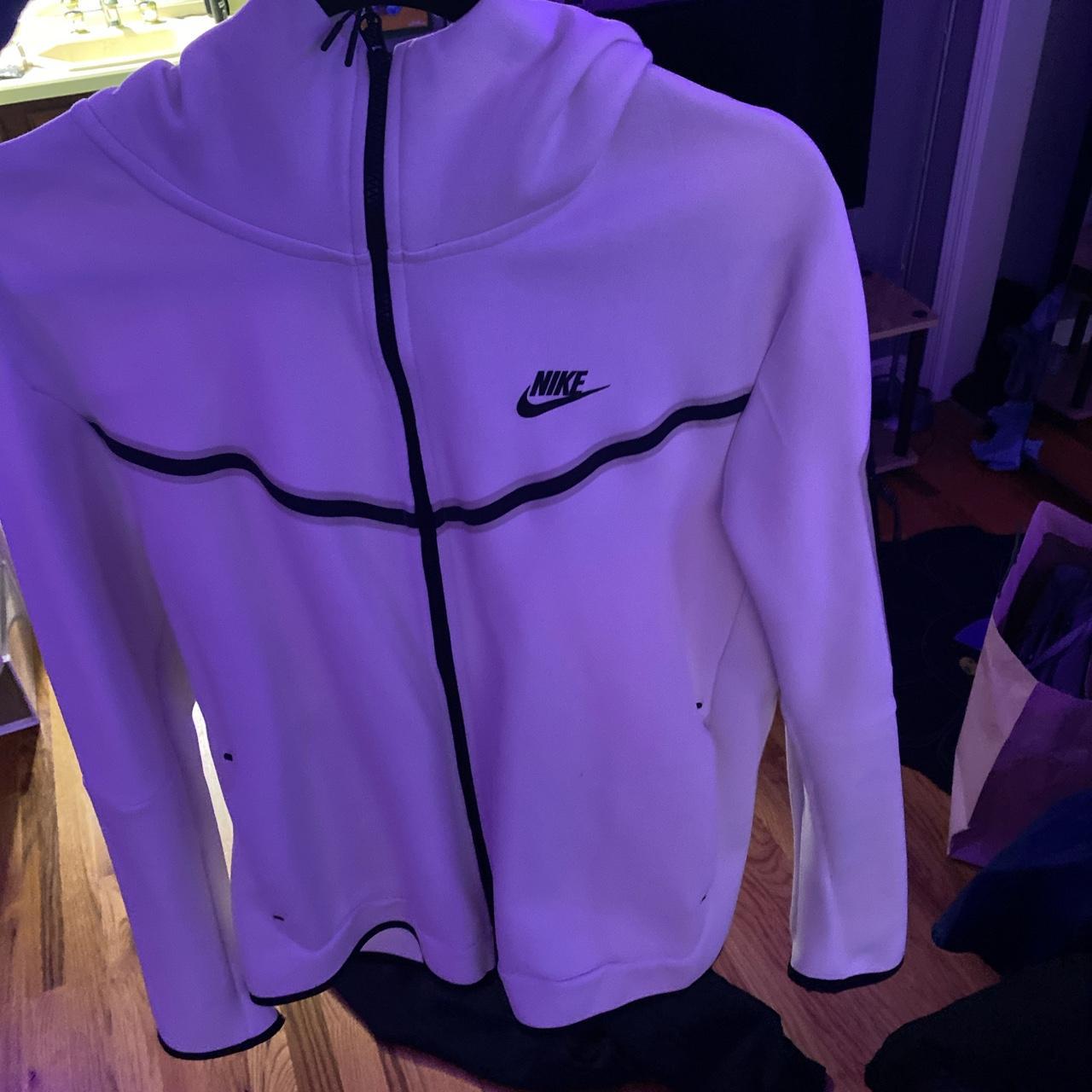 White Nike tech Very good condition worn... - Depop