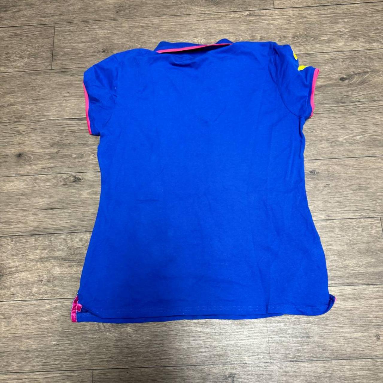 Us Polo Assn Uspa Triple Crown Polo Shirt Blue Depop