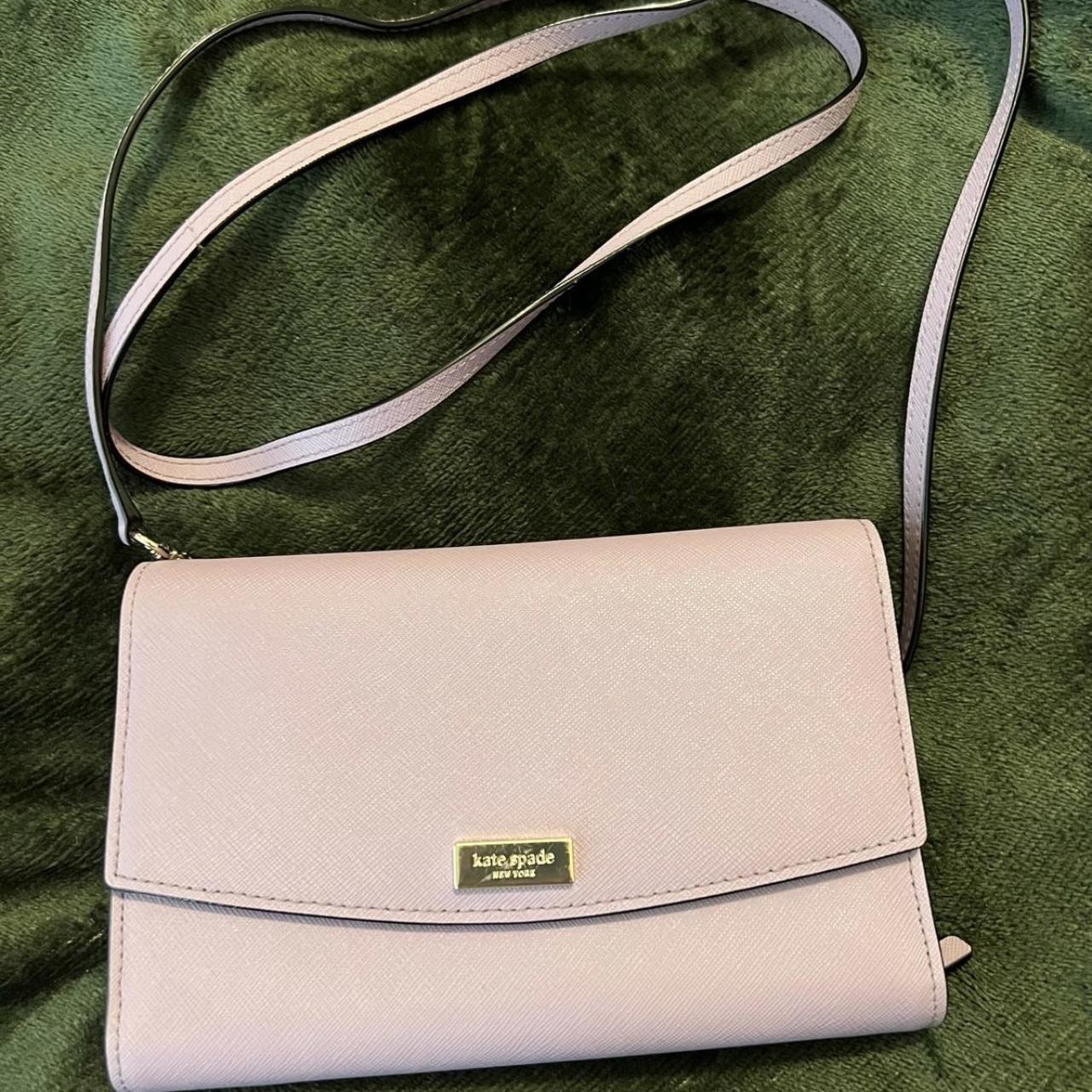 Lilac Kate Spade New York wallet / crossbody with... - Depop