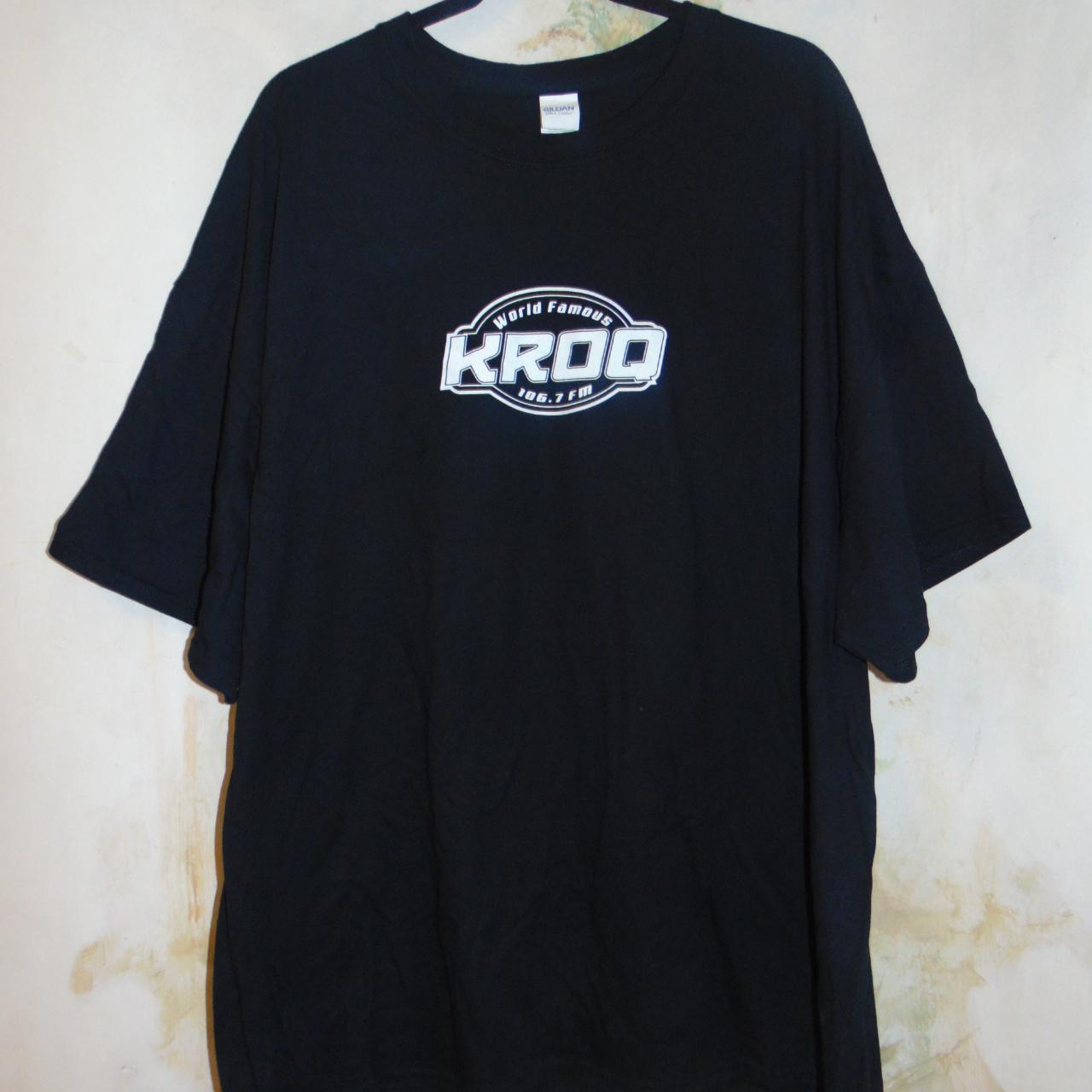 New KROQ CREW 106.7 FM Mens Short Sleeve Graphic... - Depop