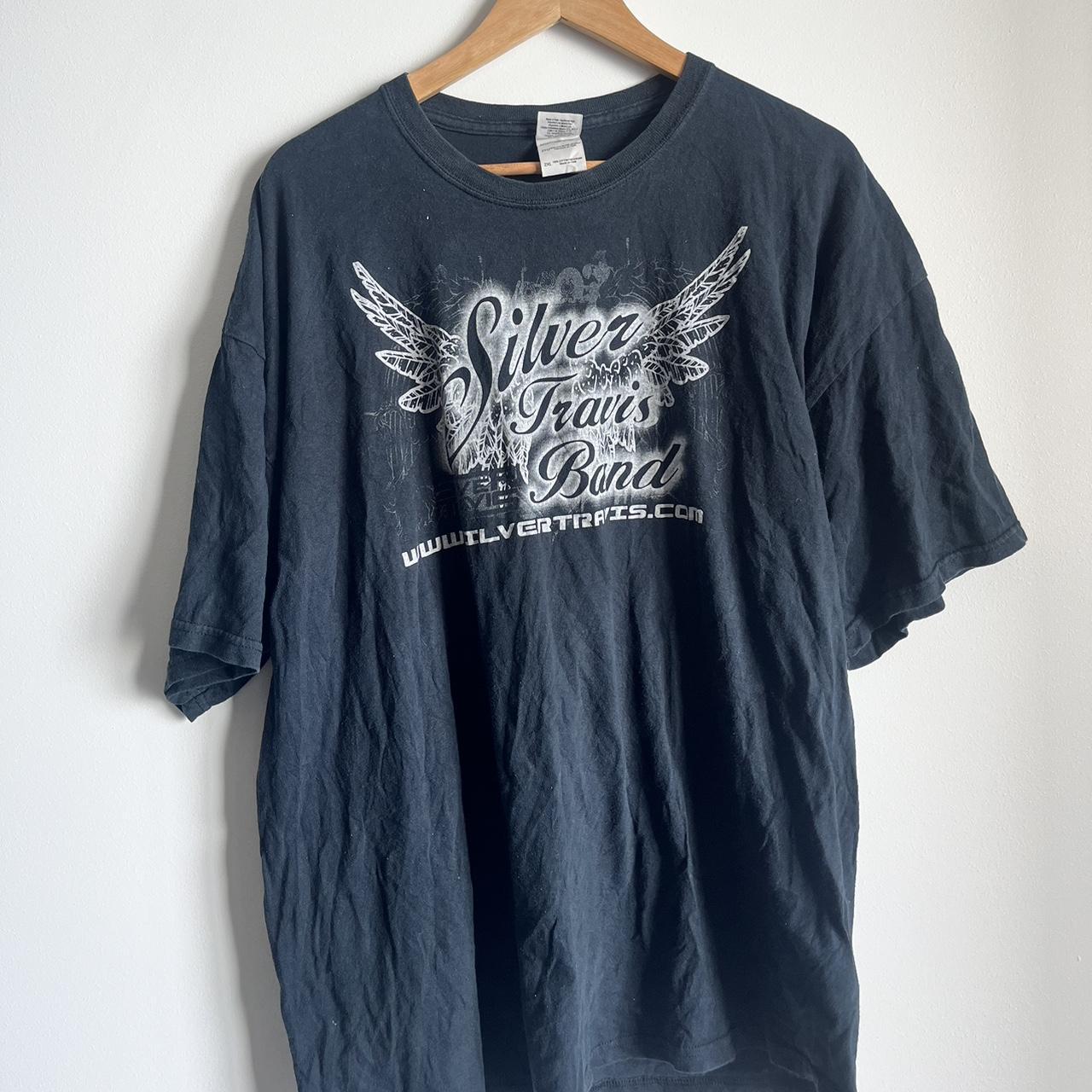 Silver Travis Band Graphic Tee For the music lovers... - Depop