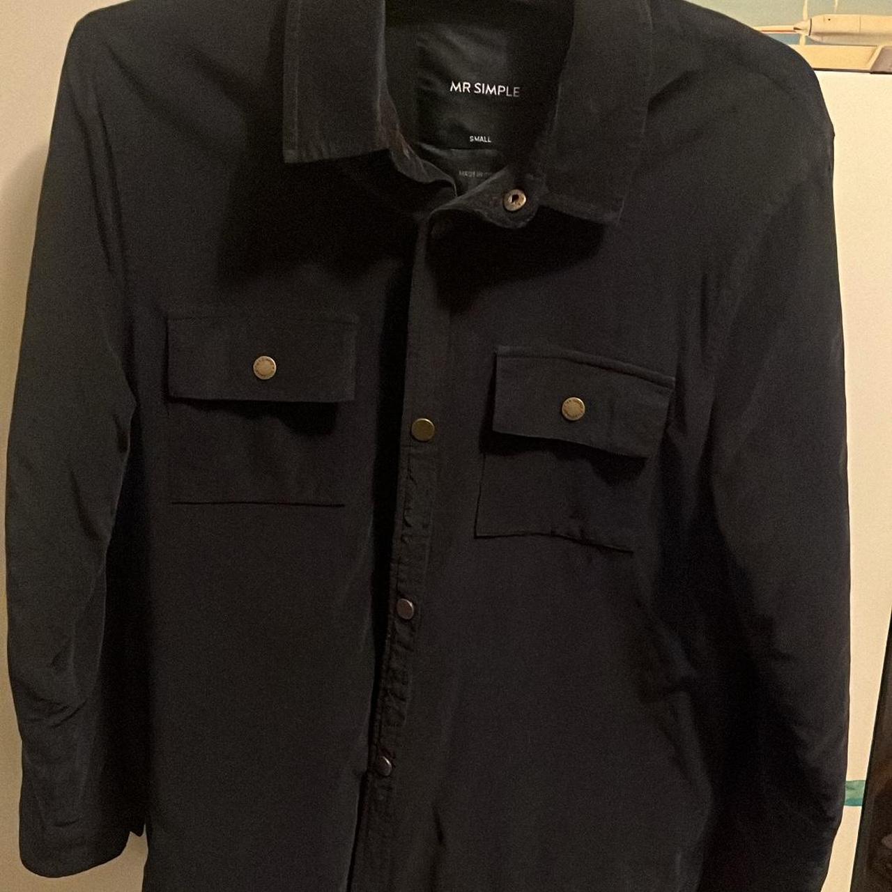 Mr Simple Jacket/Overshirt - padded inside - Depop