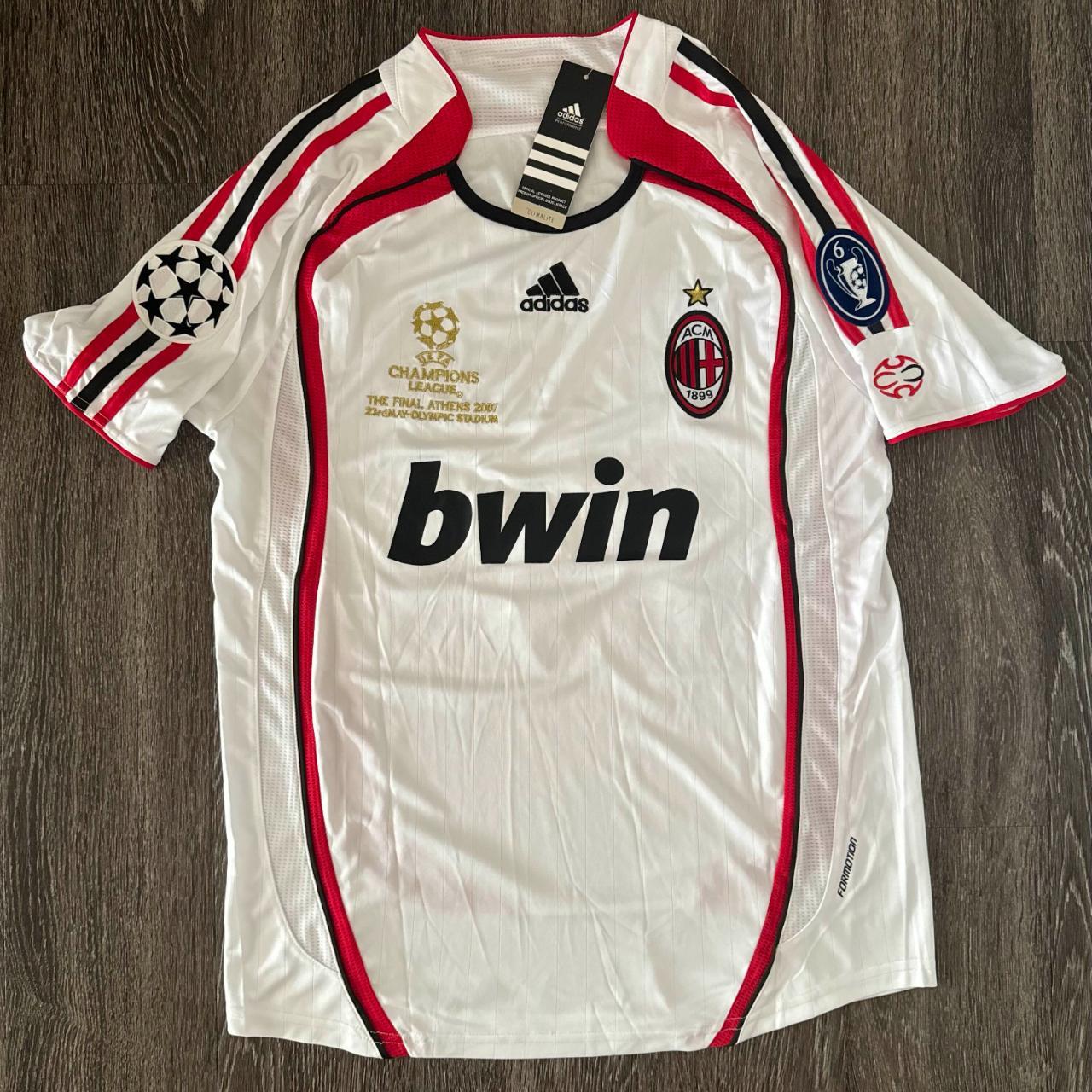KAKA AC Milan Jersey UEFA Final 2007 Vintage White... | Depop