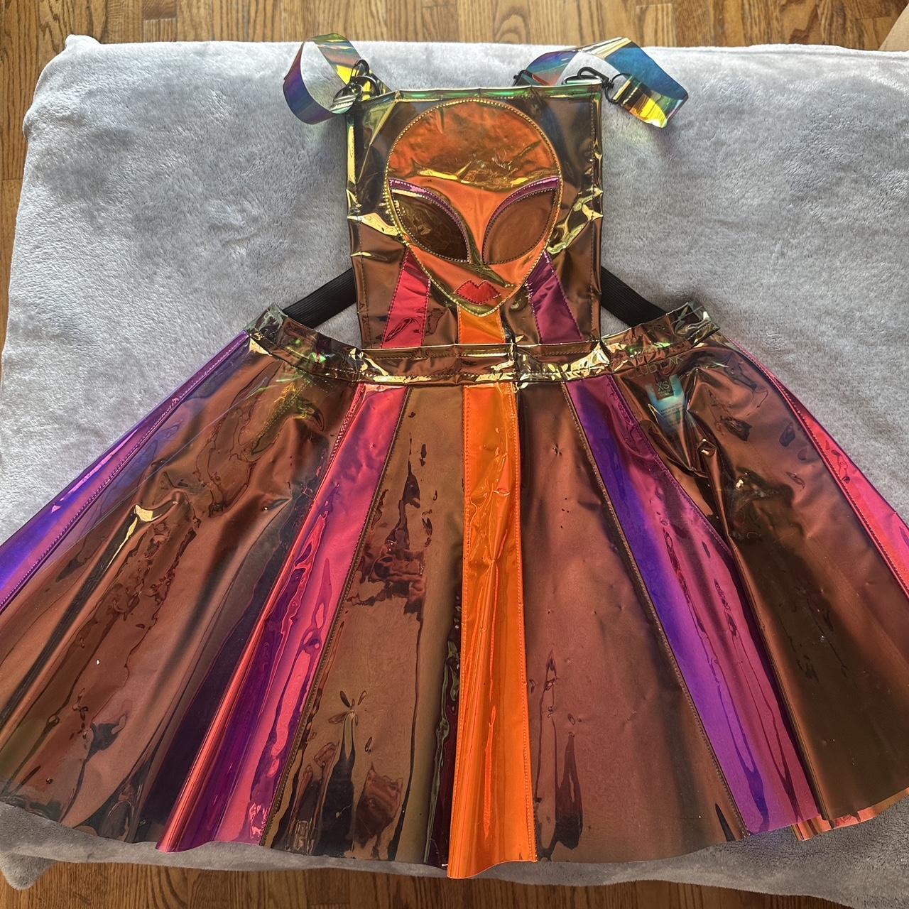 dollskill alien rave outfit size XS worn a couple... | Depop