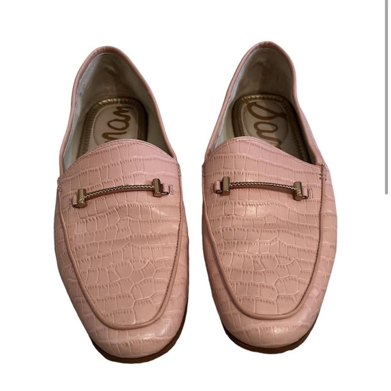 Sam Edelman pink loafers Soles are worn - Depop