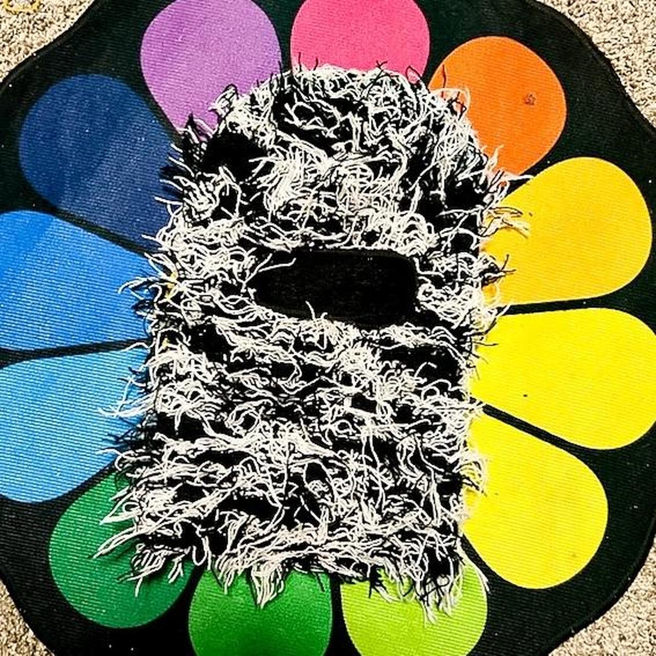 Black and white ski mask #y2k #balaclava #preloved... - Depop