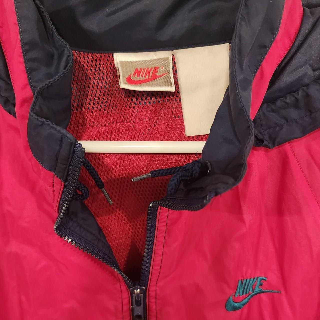 Vintage Nike Zip-Up Windbreaker Jacket Length... - Depop