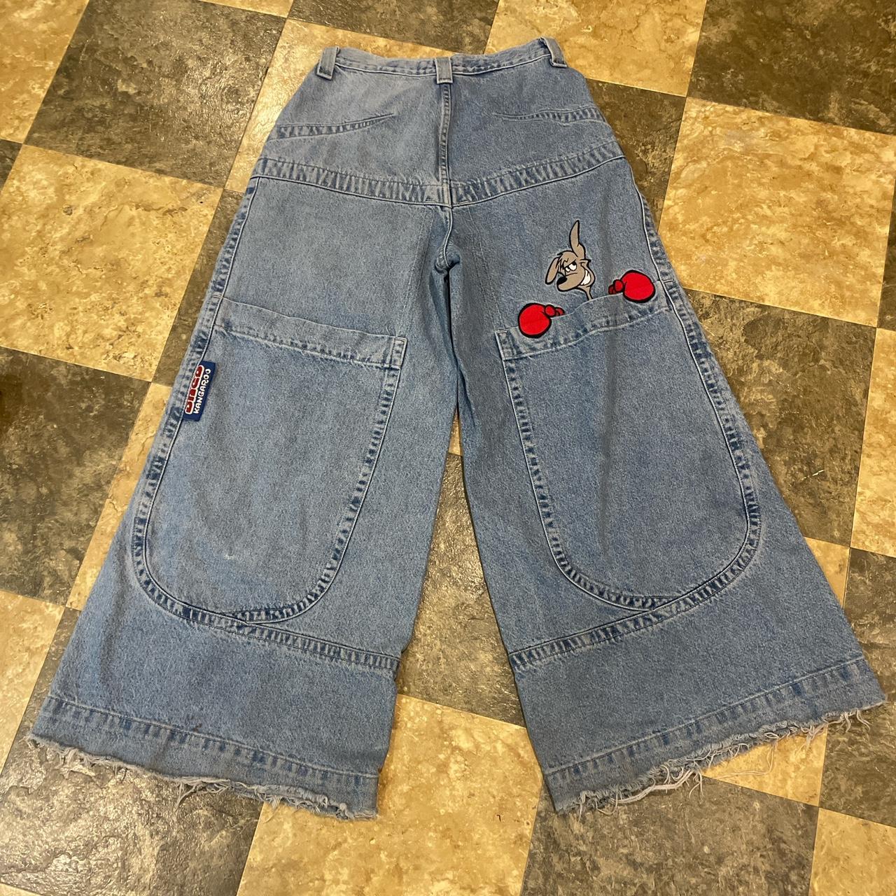 1990s vintage jnco boxing kangaroo jeans Size 28 by... - Depop