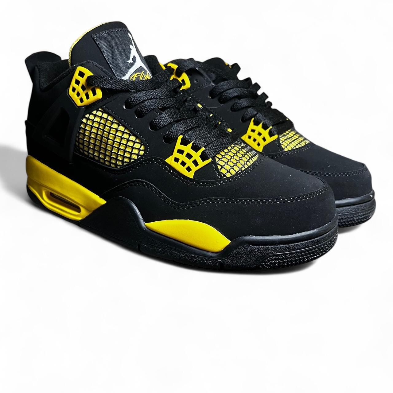 Air Jordan 4 Yellow Thunder | Depop