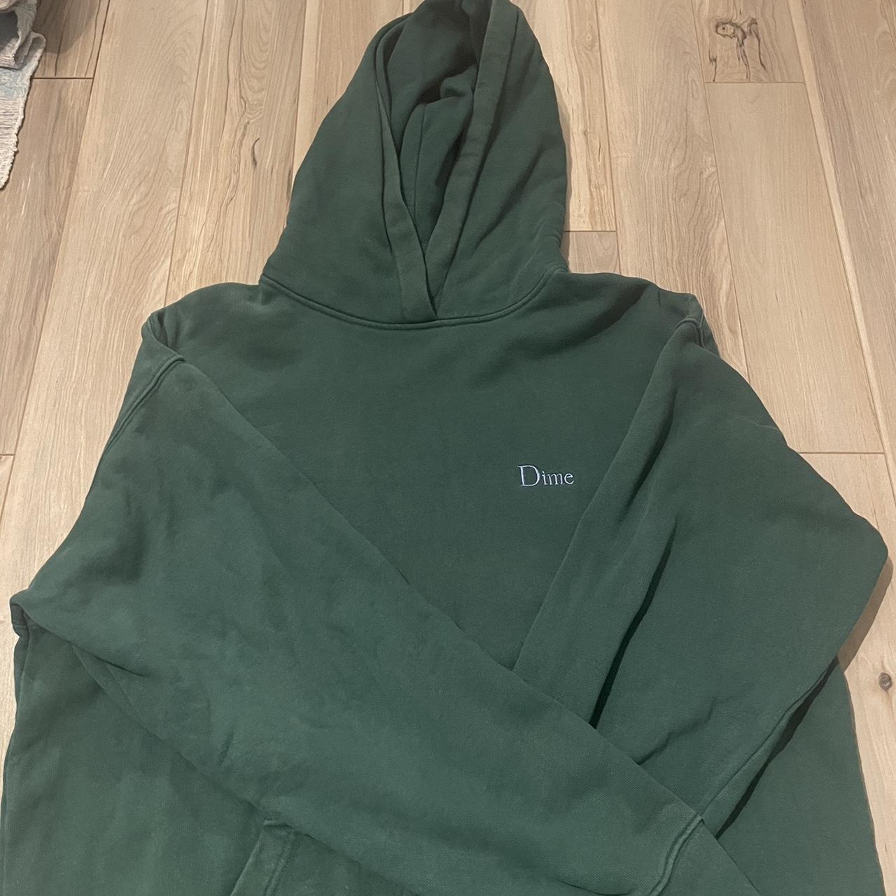 Green Dime hoodie - Depop