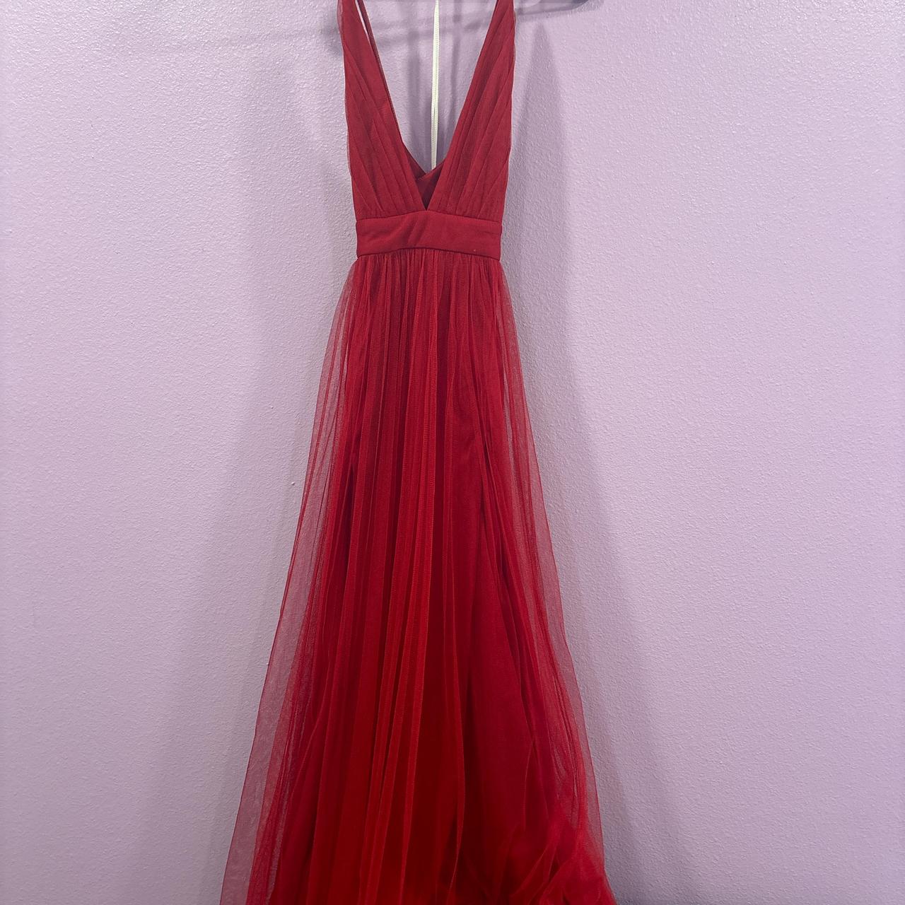 Red Windsor dress Used 2 times max in good... - Depop