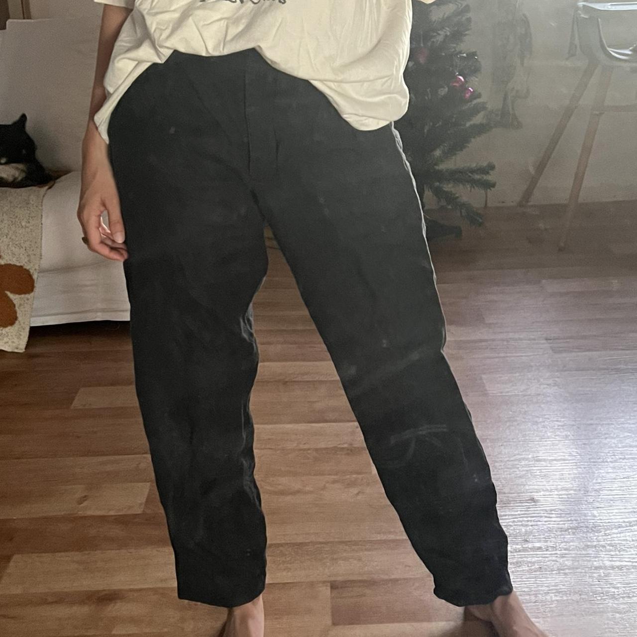 ELCE linen black pant - Depop