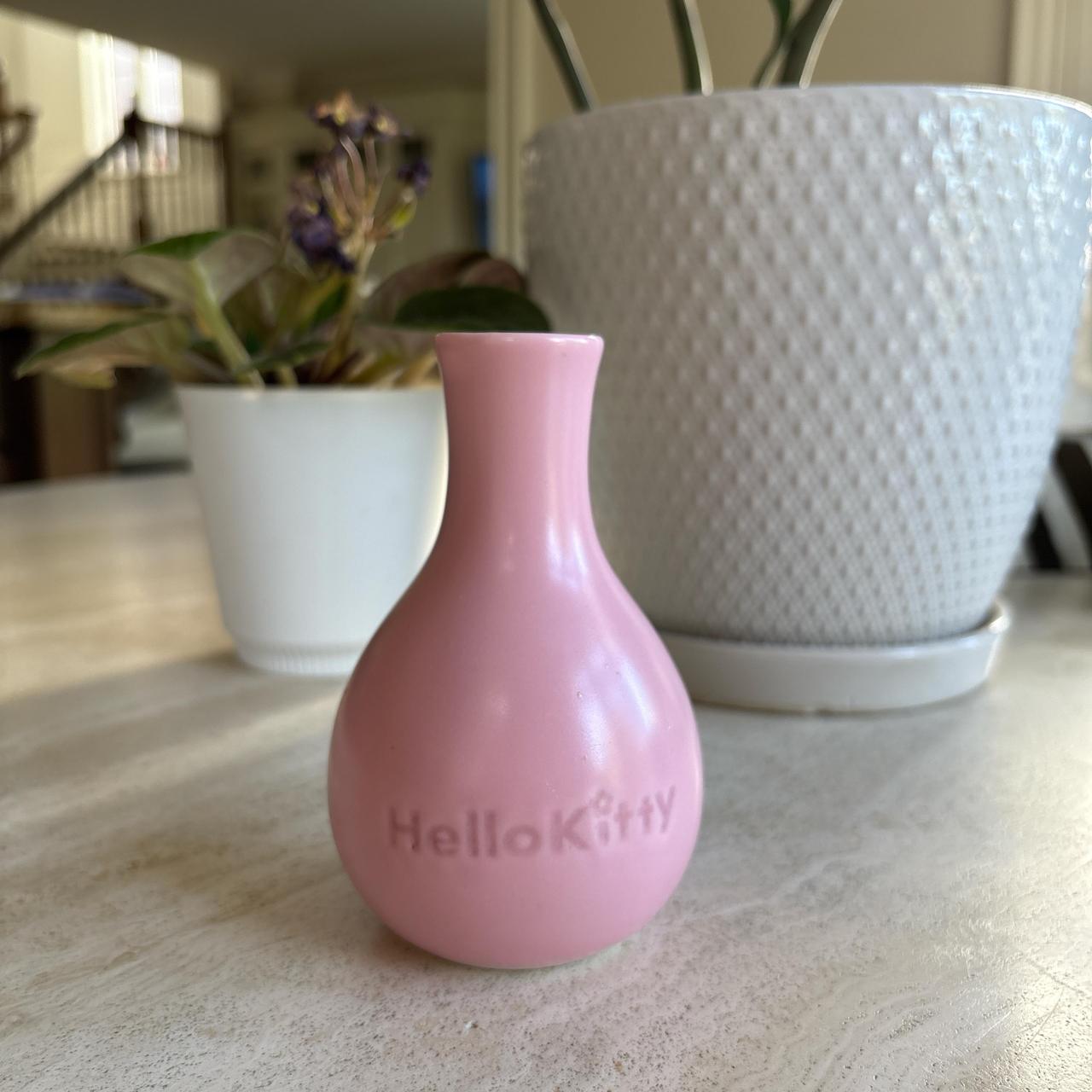 Pink Hello Kitty vase #kawaii Height is... | Depop