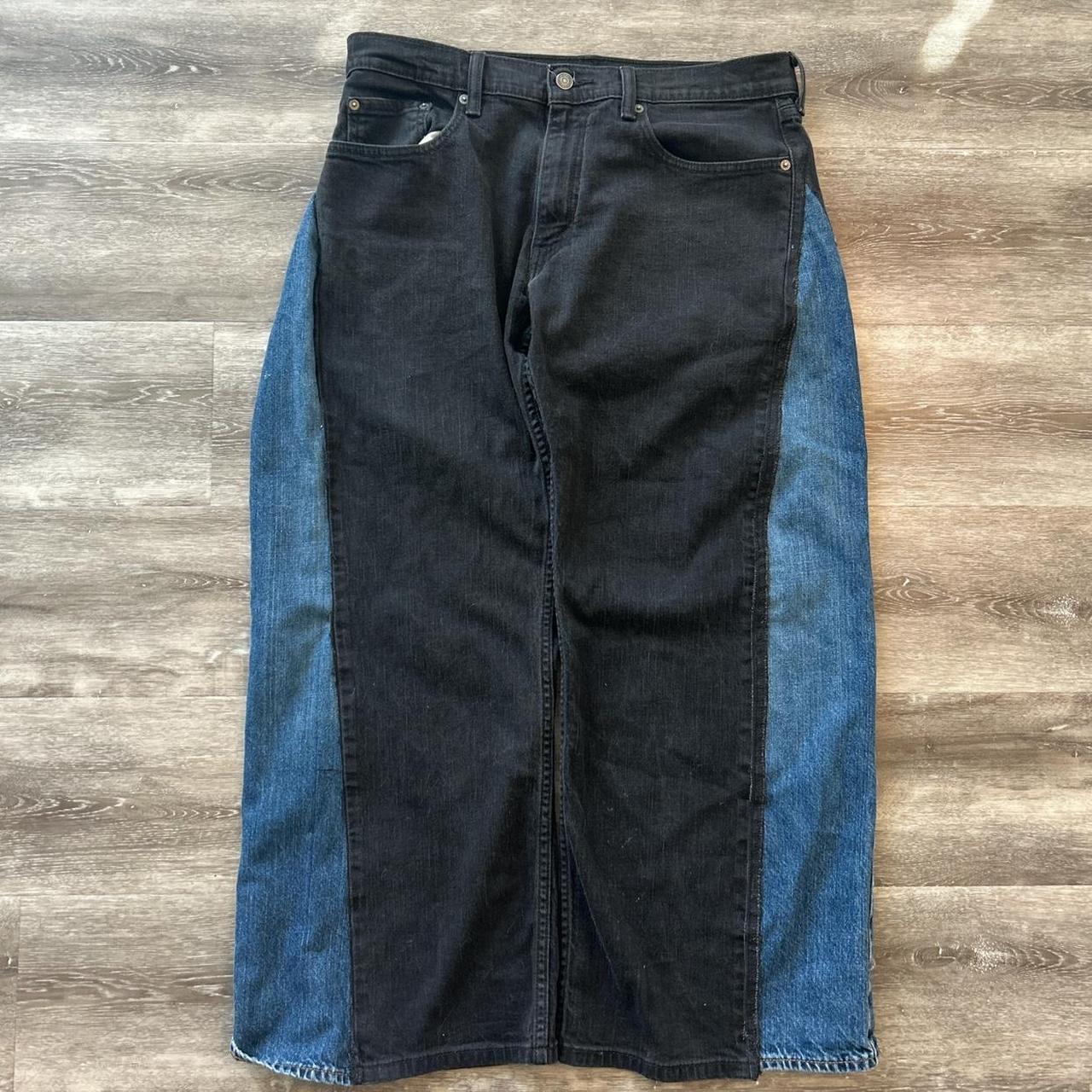 Insane Custom Jnco Baggy Straight Leg Levi... | Depop