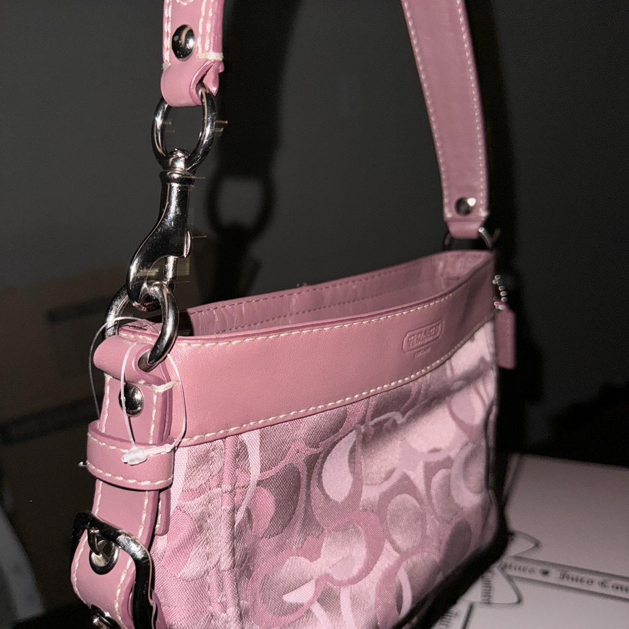 Vintage Pink and Purple coach bag!🩷 Like new only... - Depop