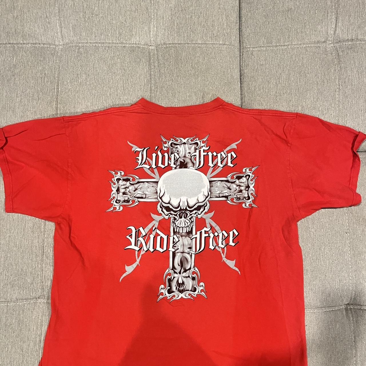 Delta Pro Weight biker tee It fits like a large tee... - Depop