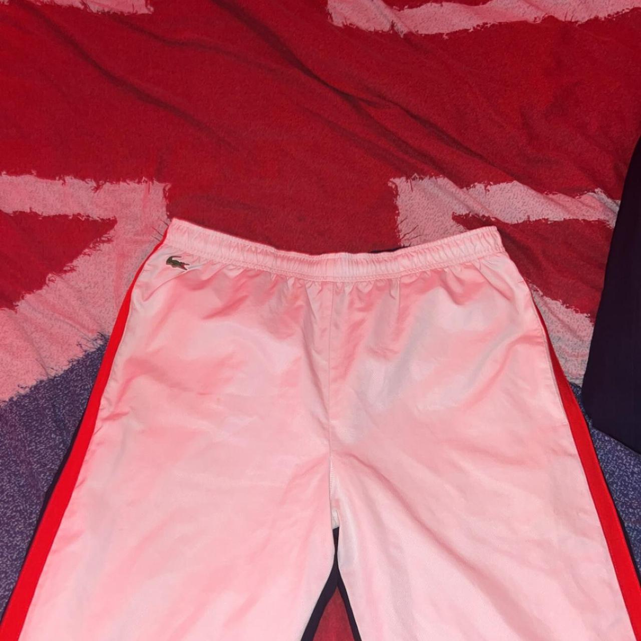 retro Lacoste White Red Navy Turquoise (all colours... - Depop