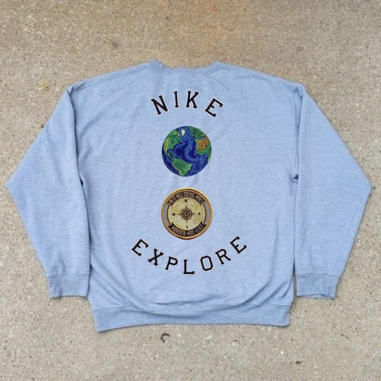 Vintage Nike Explore Outdoor Custom Embroidery Patch... - Depop