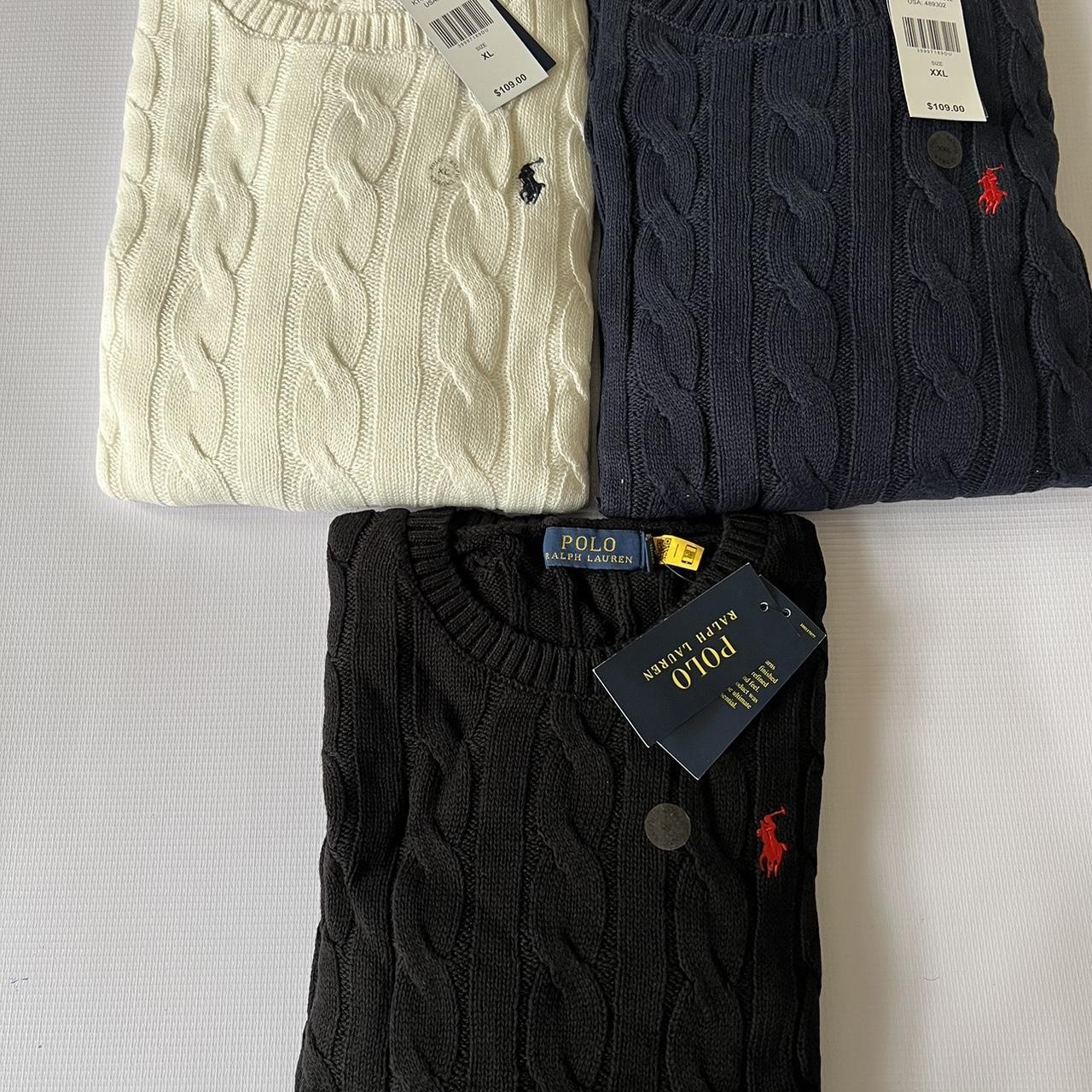 Men’s nice quality jumpers White, Black and Blue... - Depop